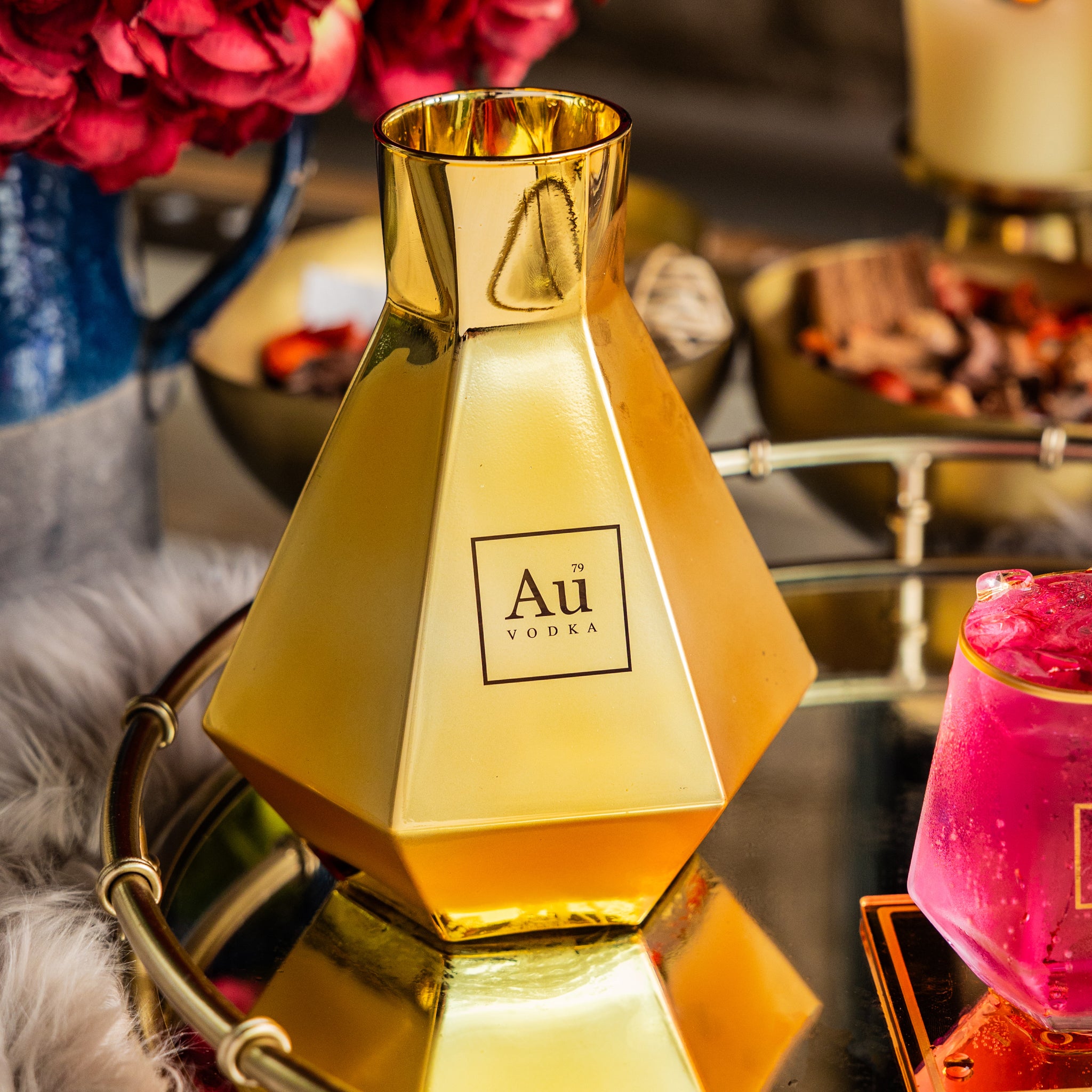 Gold Decanter Glass - Au Vodka USA – Au Vodka USA LLC